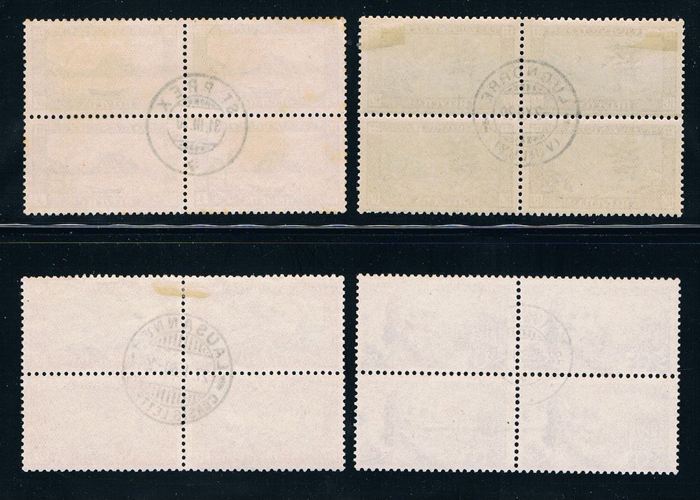 PJ Viererblockserie 1929 mit Zentrumsstempel ! Ab Fr.1! (Gebraucht) in ...