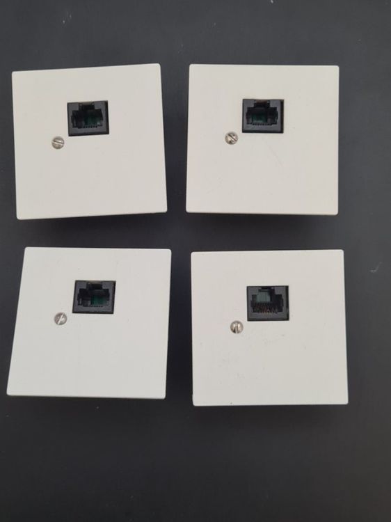 Telefon Steckdosen Feller Edizio due RJ45 (Gebraucht) in Stein am Rhein ...