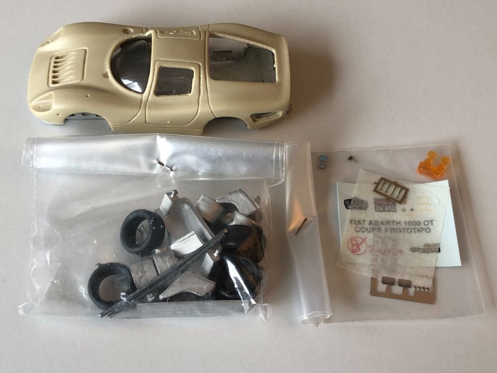 FIAT ABARTH 1600 OT COUPE PROTOTIPO – BARNINI Bausatz 1/43 (Neu (gemäss Beschreibung)) in ...