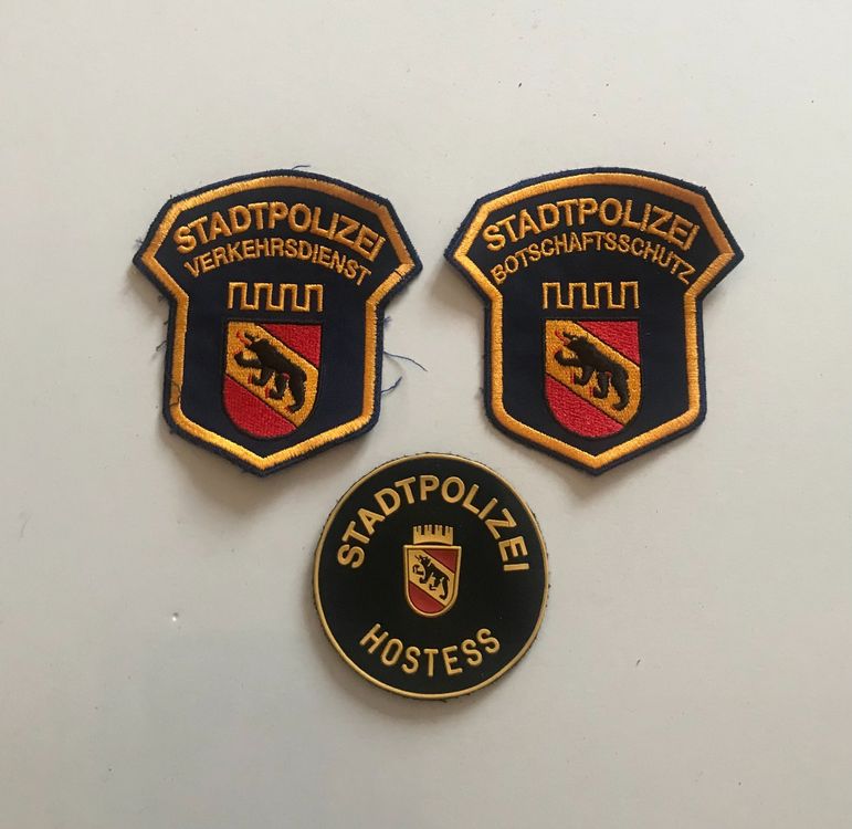 Lot 3 badges police communale Berne / Stadtpolizei Bern | Kaufen auf ...