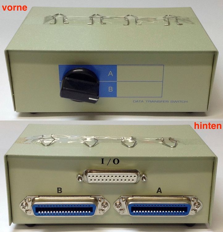 Economy Drucker-Switch 2xCentronics36-zu-DB25 2xBU/BU (Neu (gemäss ...