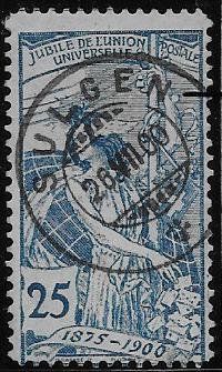 1900 UPU 79A SULGEN Vollstempel Abart Farbloser Kreis ab 1.- | Kaufen auf Ricardo