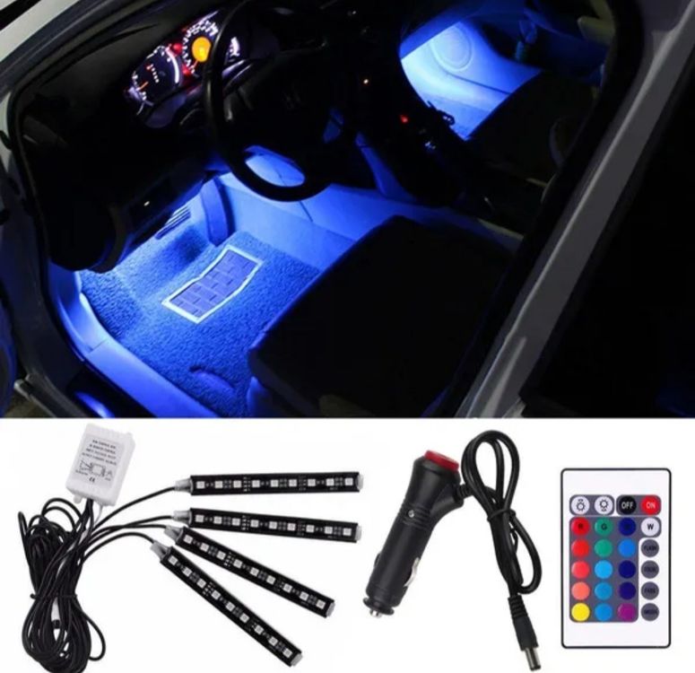 Car LED Light Kit With Remote Control (Nuovo e nell'imballaggio ...