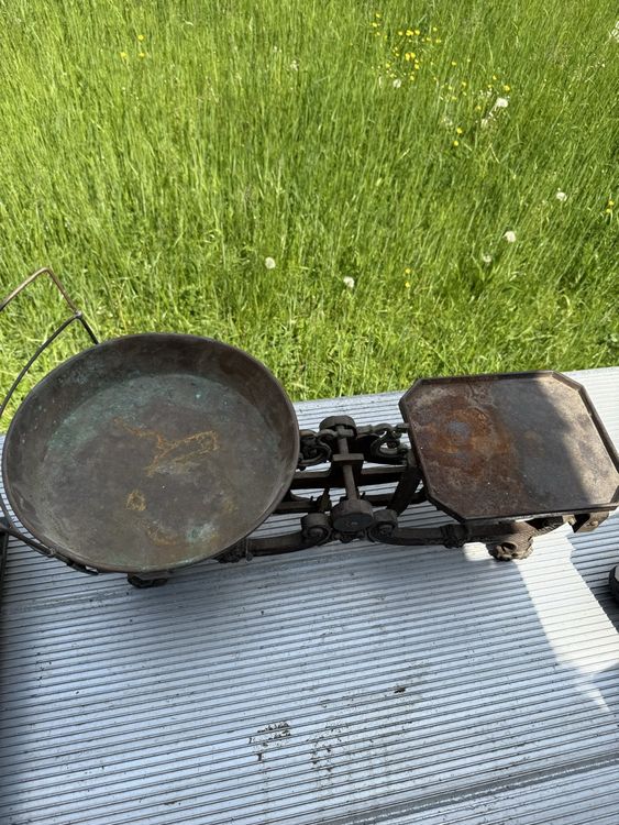 Antique Iron Balance Scale, 20kg - Rustic Charm Decor (Gebraucht) in ...