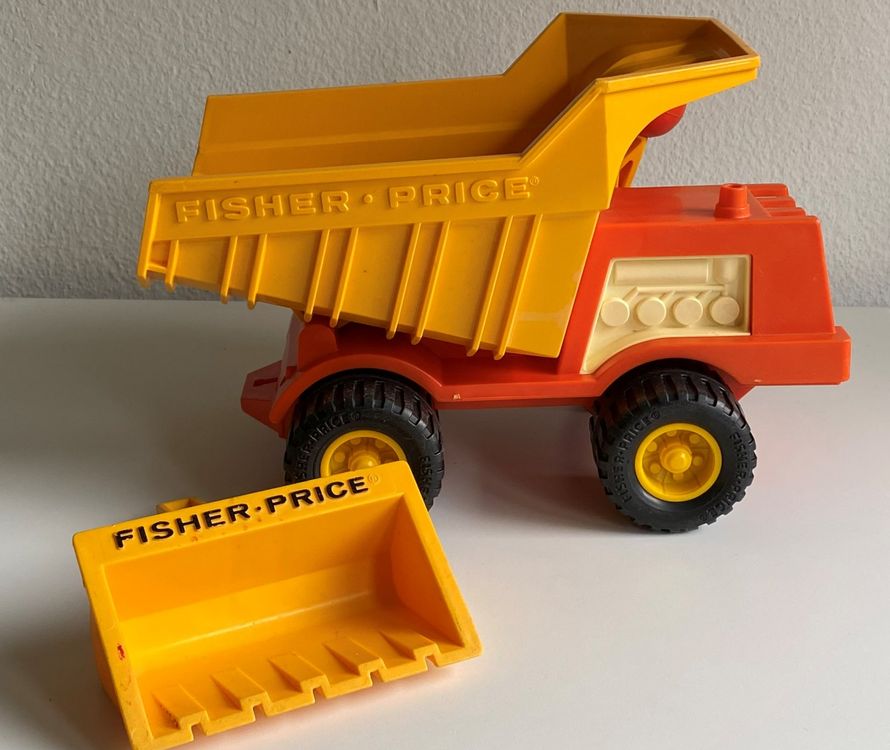 Fisher-Price Nr. 302 Mulden Kipper mit Schaufel rar (Gebraucht) in ...