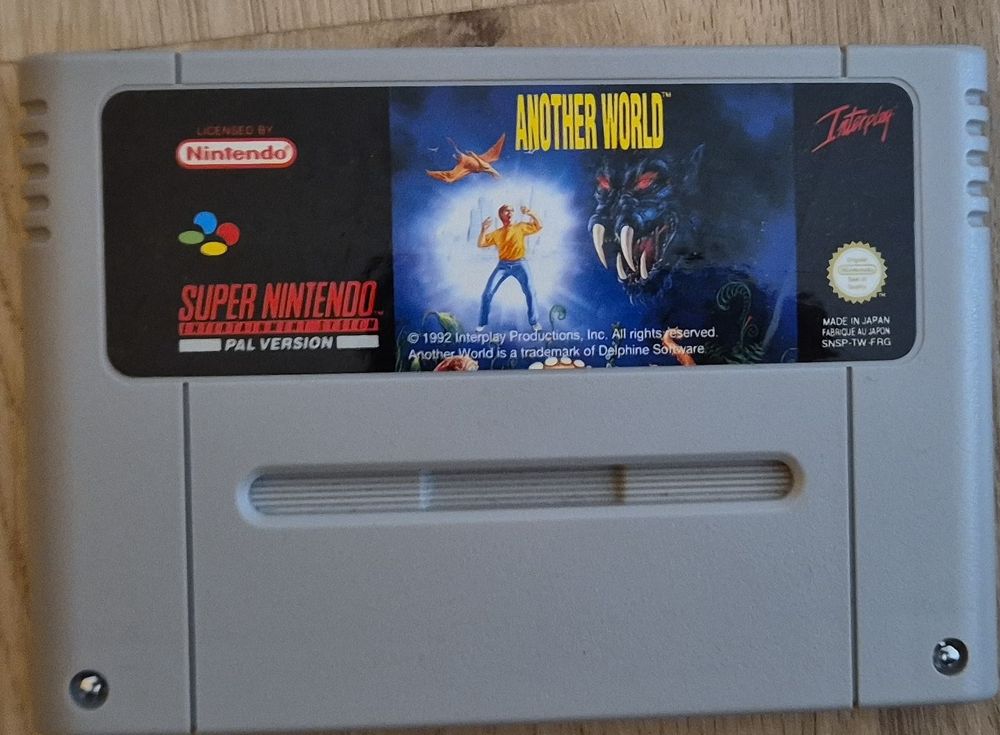 SNES Another World Modul Cartridge Original Spiel (Gebraucht) in ...