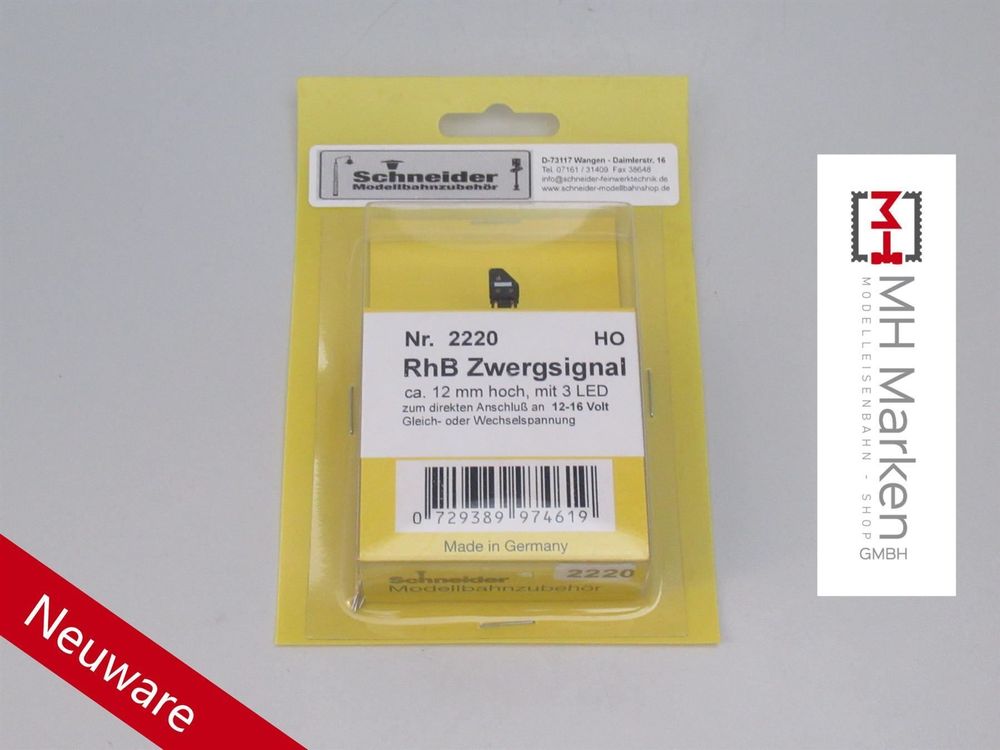 Schneider 2220 RhB Zwergsignal (Gebraucht) in Basel für CHF 18 – mit ...