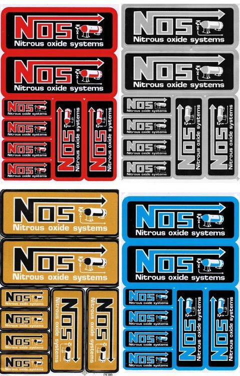 4 Bogen Promotion NOS N.O.S Sticker Aufkleber 27x18 cm NS001 | Kaufen ...
