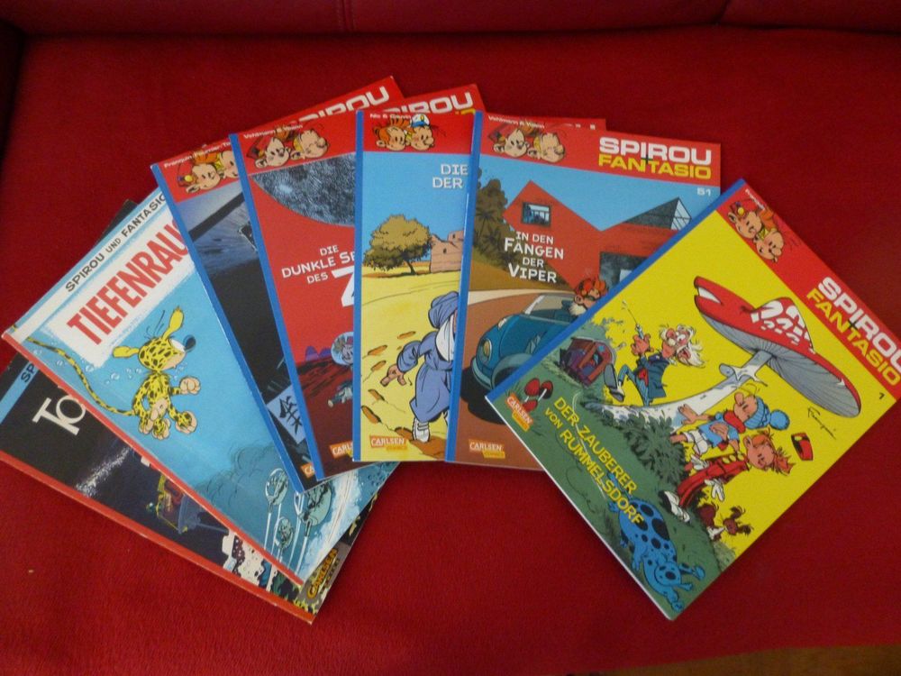 SPIROU UND FANTASIO LOT COMIC CARLSEN COMIC!!! (7 STK.) (Gebraucht) in für CHF 42.9 – mit ...
