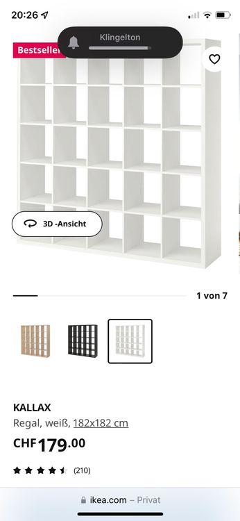 IKEA Kallax 182 x 182 | Kaufen auf Ricardo