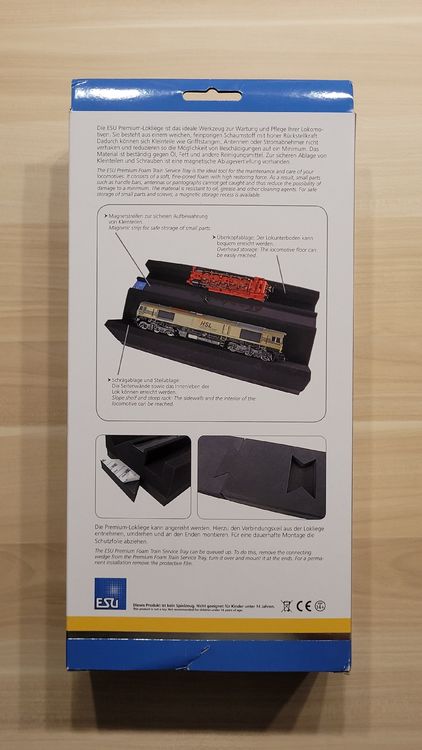 ESU 41010 Premium Lokliege Spur N, TT, H0 und H0m, anreihbar (Neu und ...