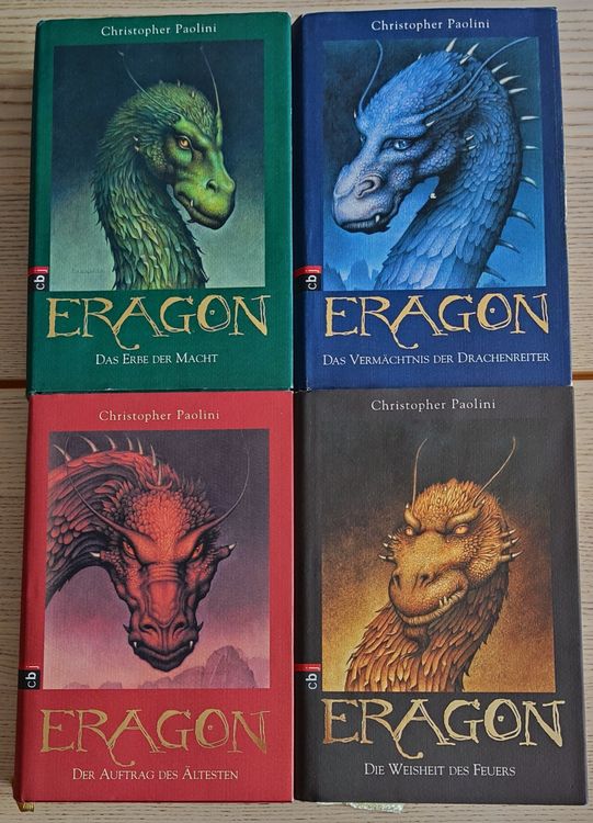 4 Eragon Bücher - Christopher Paolini (gebunden) (Gebraucht) in ...