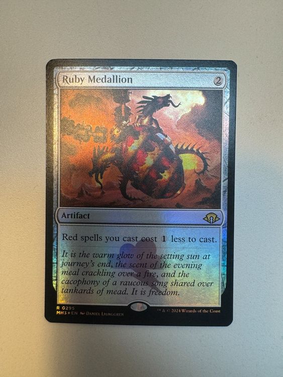 Foil Ruby Medallion Modern Horizons 3 NM | Kaufen auf Ricardo
