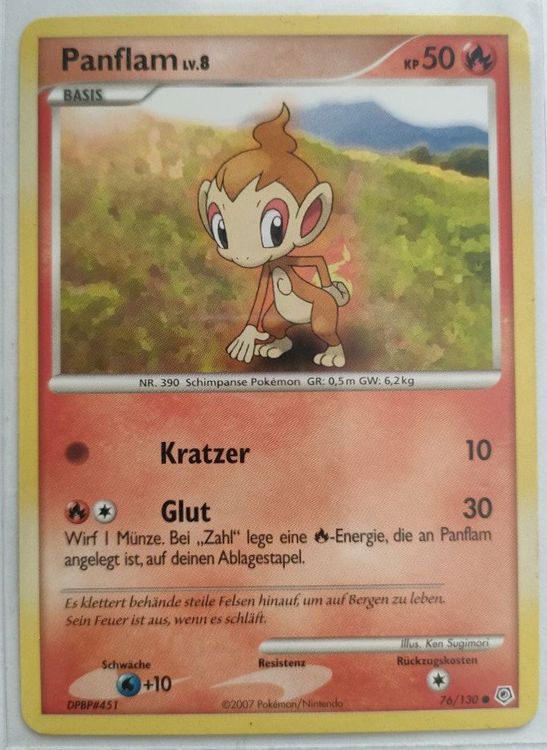 Pokemon Panflam Lv.8 (Gebraucht) in Boniswil für CHF 1 – mit Lieferung ...