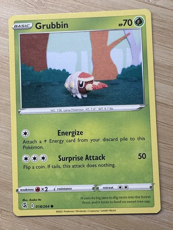 Carte Pokémon Grubbin - Édition 2021 - 018/264 - neuf (Neu (gemäss ...
