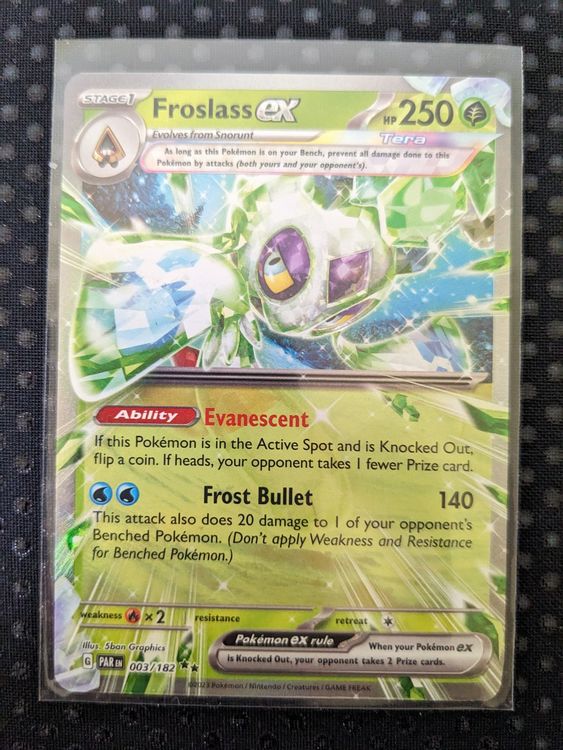 Pokémon Paradox Rift - Froslass EX 003/182 ( EN ) (Neu (gemäss ...