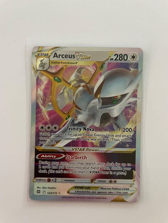Pokémon Brilliant Stars Arceus V Star (Neu (gemäss Beschreibung)) in Rombach für CHF 6 – mit ...