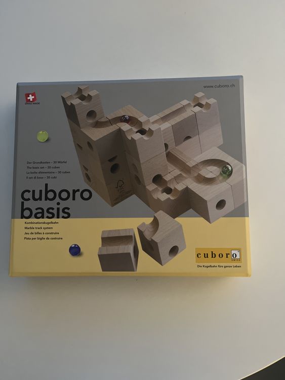 Cuboro Basis Murmelbahn Holzbaukasten Komplettset (Neu (gemäss Beschreibung)) in Lostorf für CHF ...