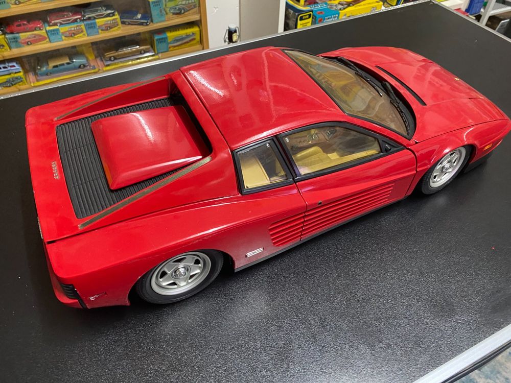 "Pocher 1:8" Rote Ferrari Testarossa - Immer noch originell (Gebraucht ...
