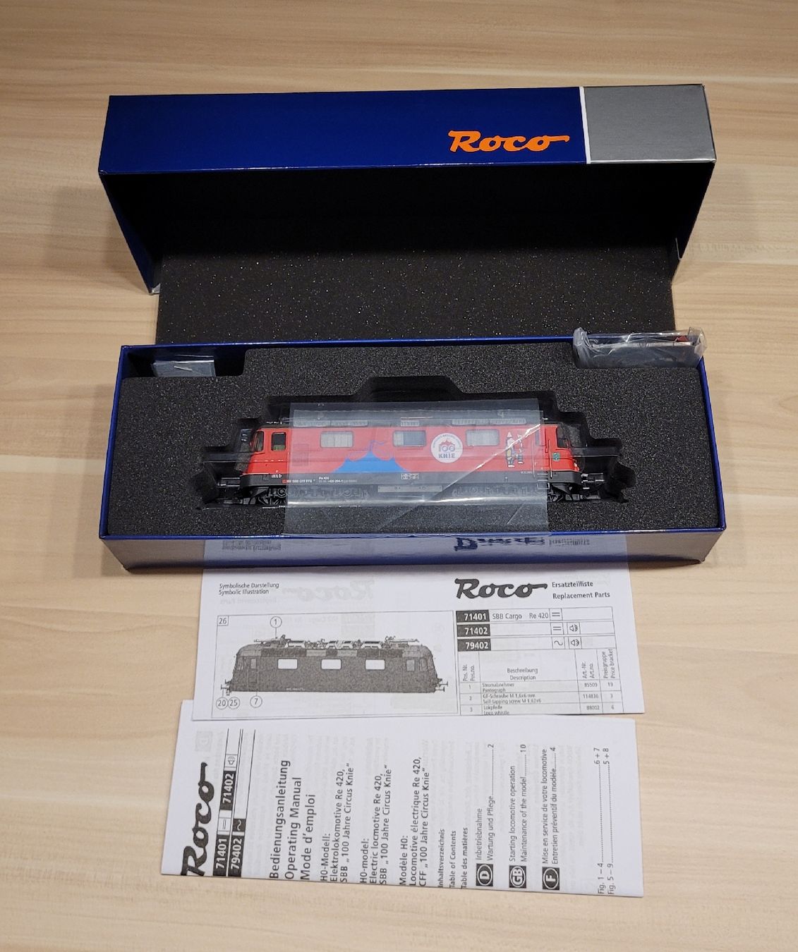 Roco 71401, SBB Re 420 Circus Knie (Neu und originalverpackt) in ...