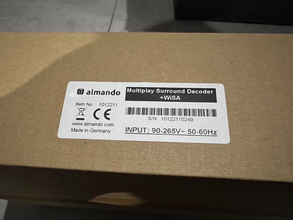 Almando Multiplay Surround Decoder III + Wisa Bang Olufsen | Kaufen auf Ricardo