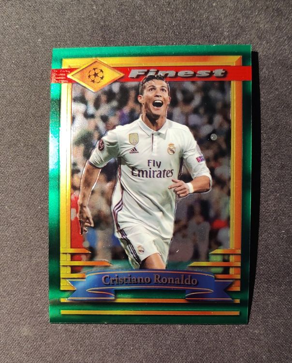 Topps Finest Flashback Cristiano Ronaldo Real Madrid ab 1.- (Gebraucht ...