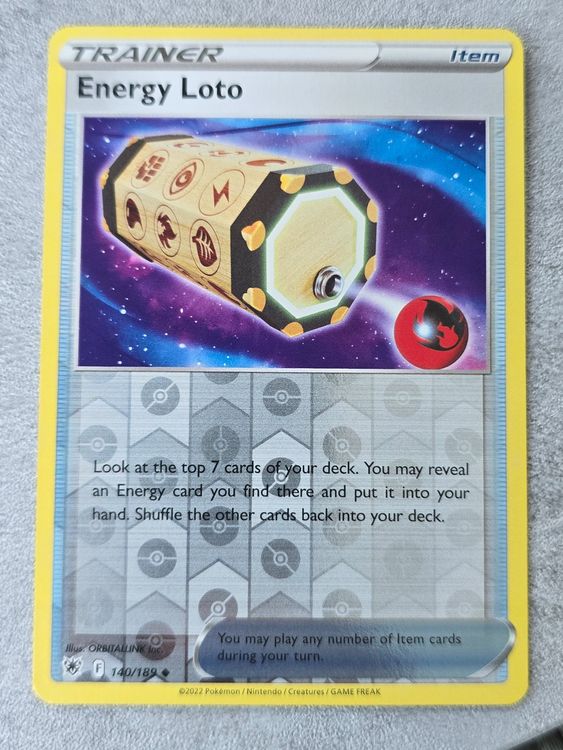 🇬🇧 Pokemon Karte 》 Energy Loto 140/189 (Neu (gemäss Beschreibung)) in ...