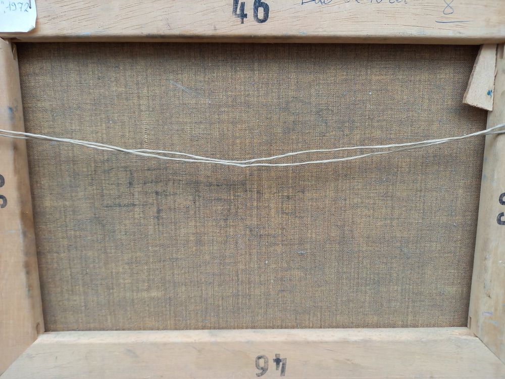 David Arnold BURNAND (1888-1975) le lac de Brêt joli tableau | Kaufen ...