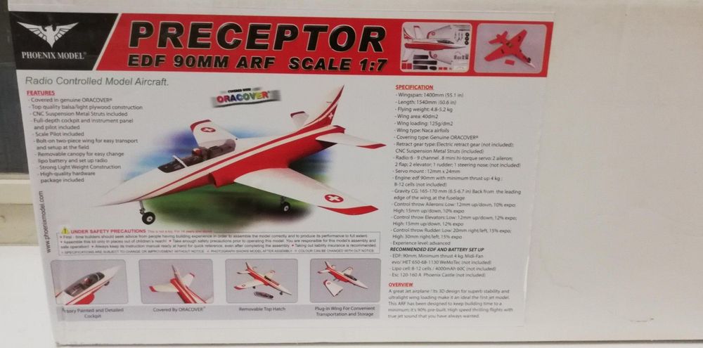 Phoenix Model Preceptor ARF Jet 1400mm (Neu und originalverpackt) in ...