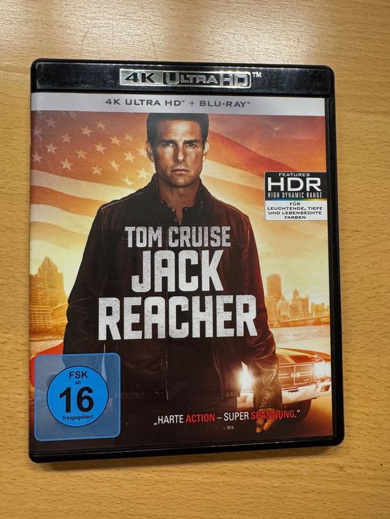 Jack Reacher 4k UHD Blu Ray (Gebraucht) in Schwerzenbach für CHF 11 ...