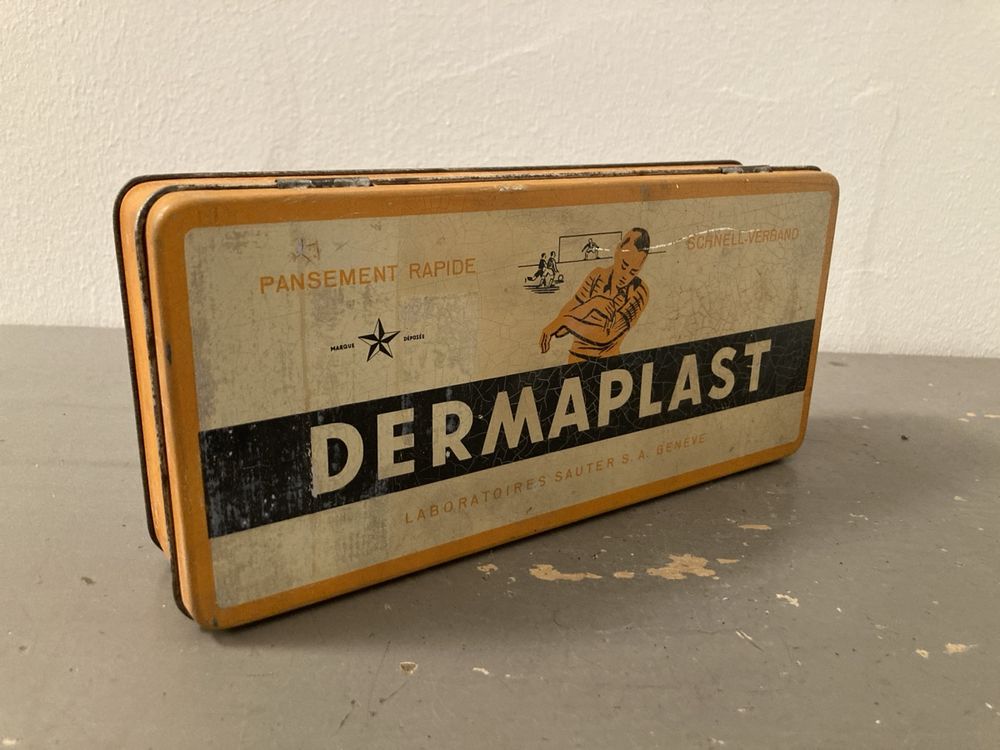 Antike Blechdose Dermaplast (Gebraucht) in Basel für CHF 35 – mit Lieferung auf Ricardo kaufen