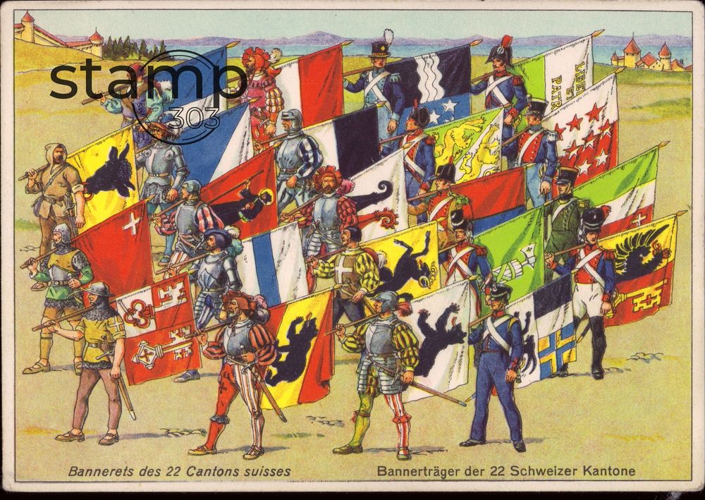 AK Bannerträger der 22 Schweizer Kantone | Kaufen auf Ricardo