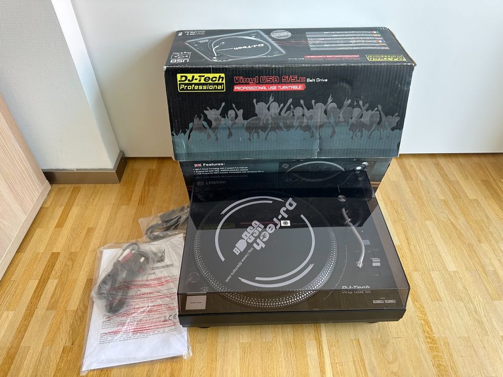 NEU DJ-Tech Vinyl USB-5 Plattenspieler, NP 240Fr (Gebraucht) in Zürich ...