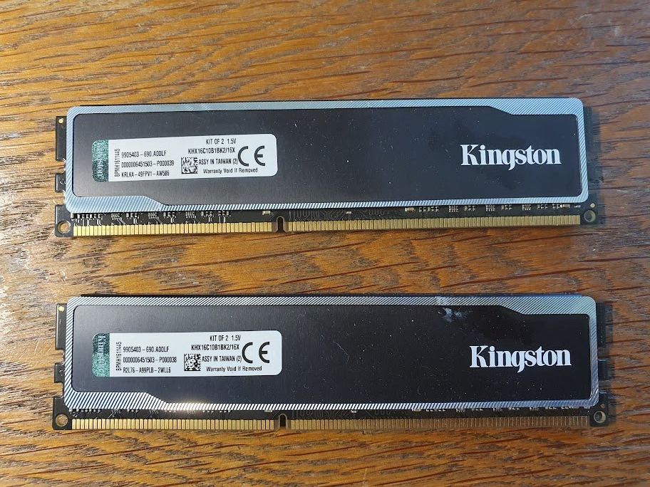 2 stk kingston KHX16C10B1BK2/16X 16GB | Kaufen auf Ricardo