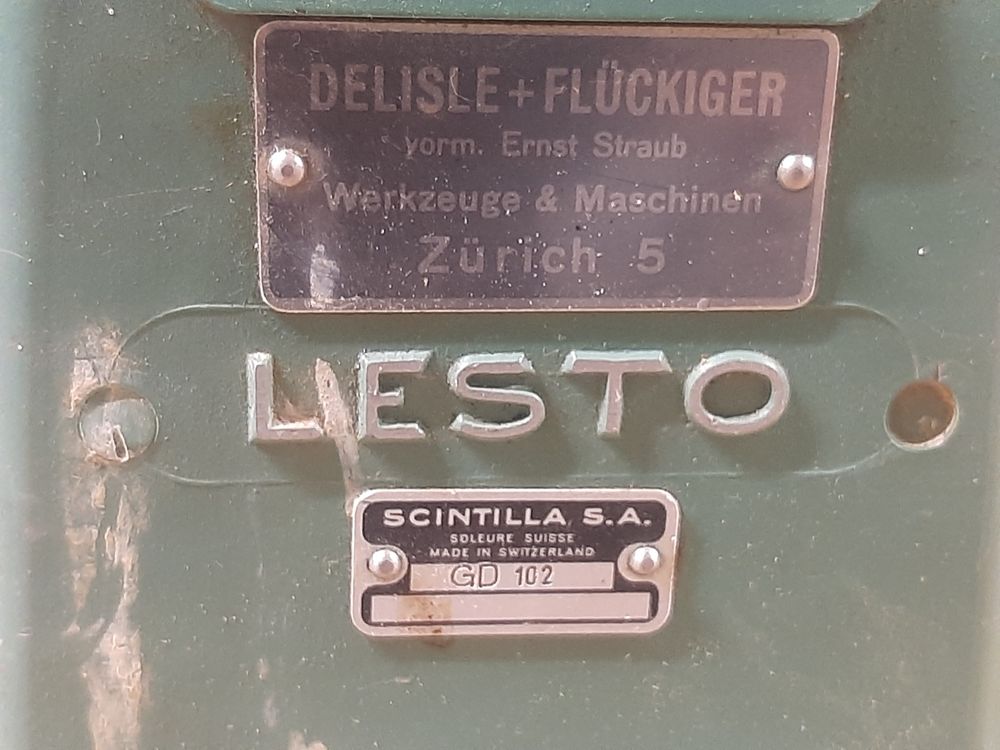 LESTO / SCINTILLA GD102 Holzdrehbank / Drechselbank (Gebraucht) in ...