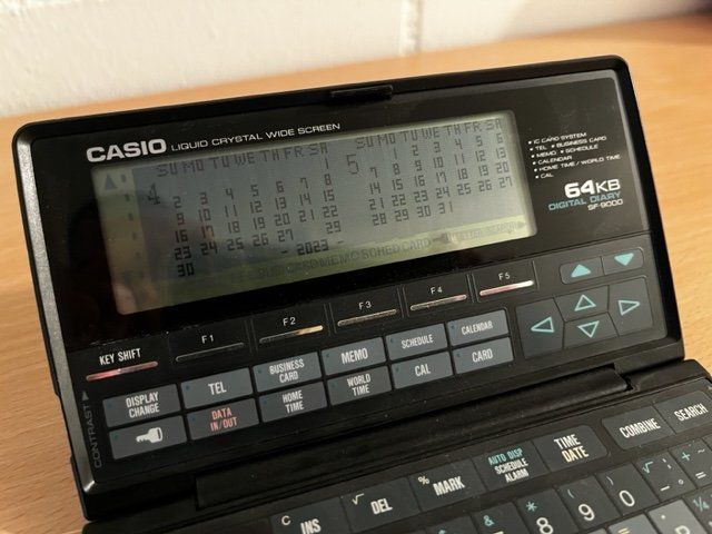 Casio SF-9000 Digital Diary | Kaufen auf Ricardo