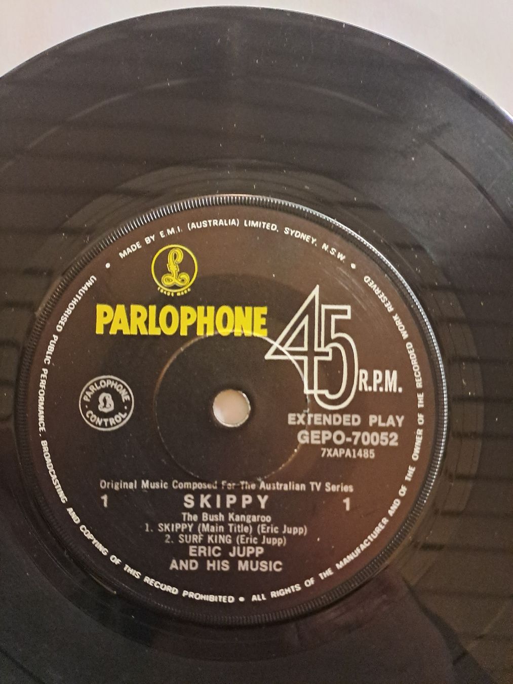 EP - Single ERIC JUPP AND HIS MUSIC "Skippy" EMI/PARLOPHONE (Gebraucht ...
