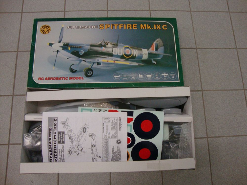 Baukasten Supermarine Spitfire Mk. IXc von Flying Styro Kit (Neu ...