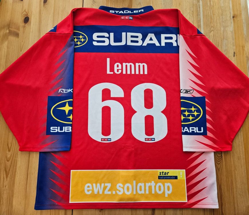 ZSC Lions Trikot #68 Aurelio Lemm matchworn Gr. XL Zürich (Gebraucht ...