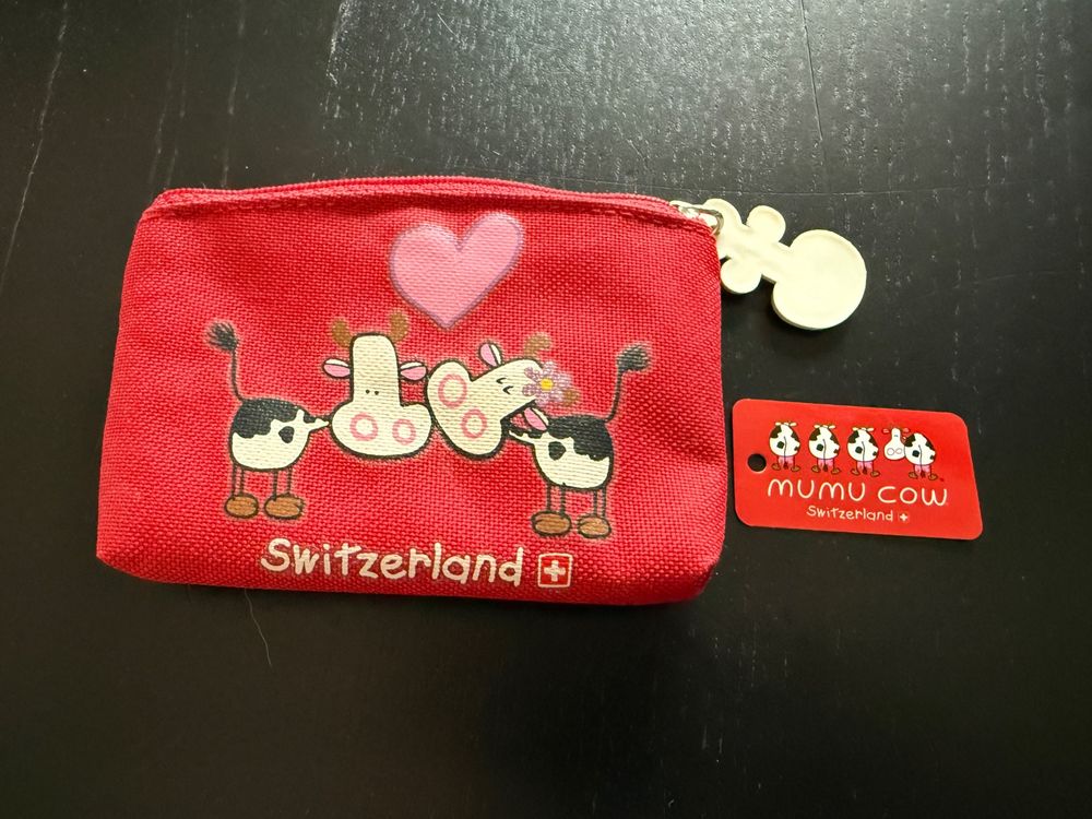 Mumu Cow Portemonnaie, neuwertig, rot, Schweiz Souvenir! (Gebraucht) in ...