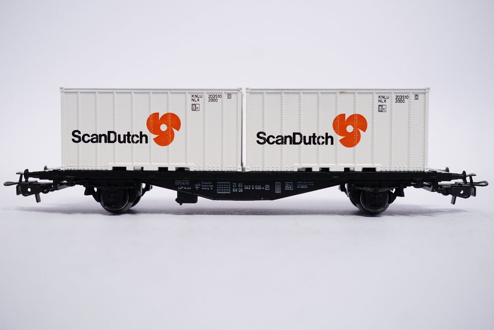 8∂ Märklin 4770 SJ Schweden Containerwagen Scan Dutch (Gebraucht) in ...