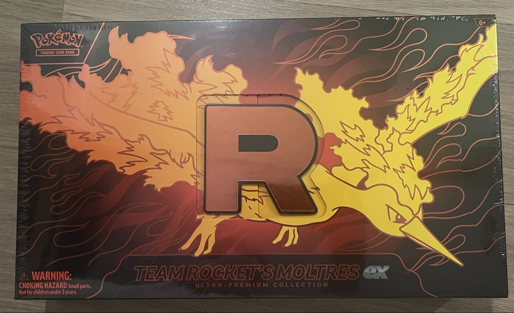 🇬🇧 Pokémon UPC Team Rocket’s Moltres EX — Sealed 🔥 (Neu und ...
