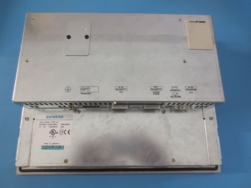 Siemens Simatic TP27 10 Zoll Touch Panel 6AV3627-1QL00-0AX0 (Gebraucht ...