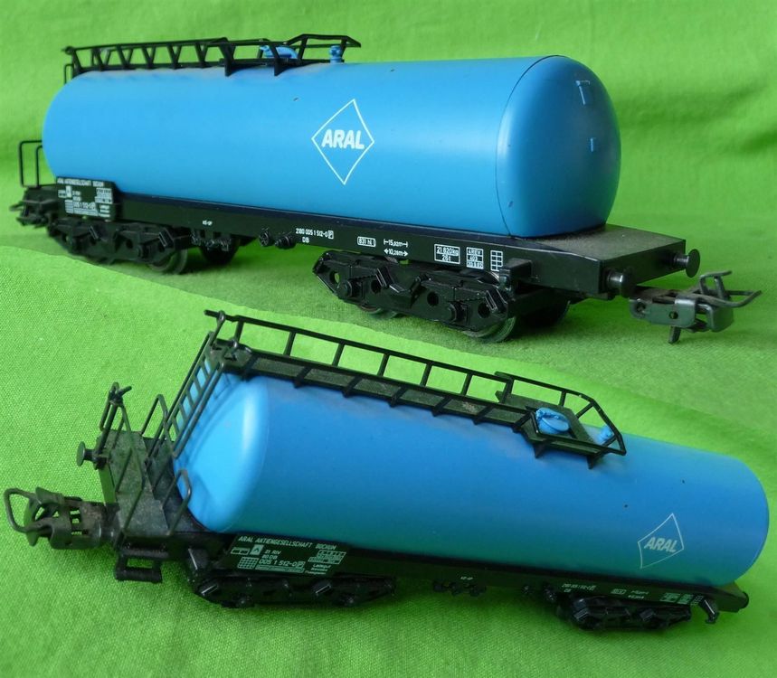 DB Vierachs-Kesselwagen ARAL Märklin 4643 etwas rostig TG4ac (Neu (gemäss Beschreibung)) in ...