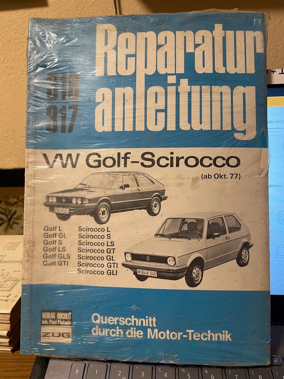 BUCHELI 316 /317 - Rep. Anl. zu VW Golf / Scirocco ab Okt.77 (Gebraucht ...
