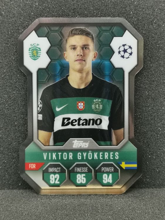 Match attax 2024 /25 Viktor Gyökeres Chrome Shield | Kaufen auf Ricardo