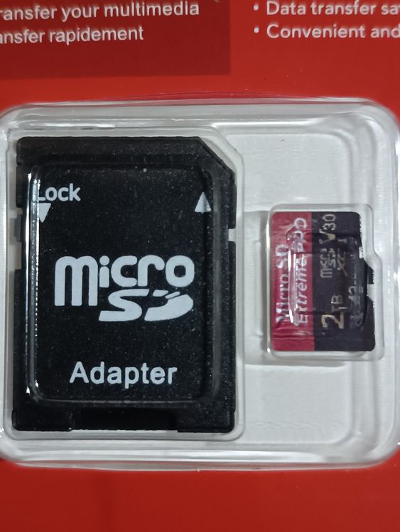 Micro SD card 2TB+Adapter (Neu und originalverpackt) in Zwingen für CHF 31 – nur Abholung auf ...
