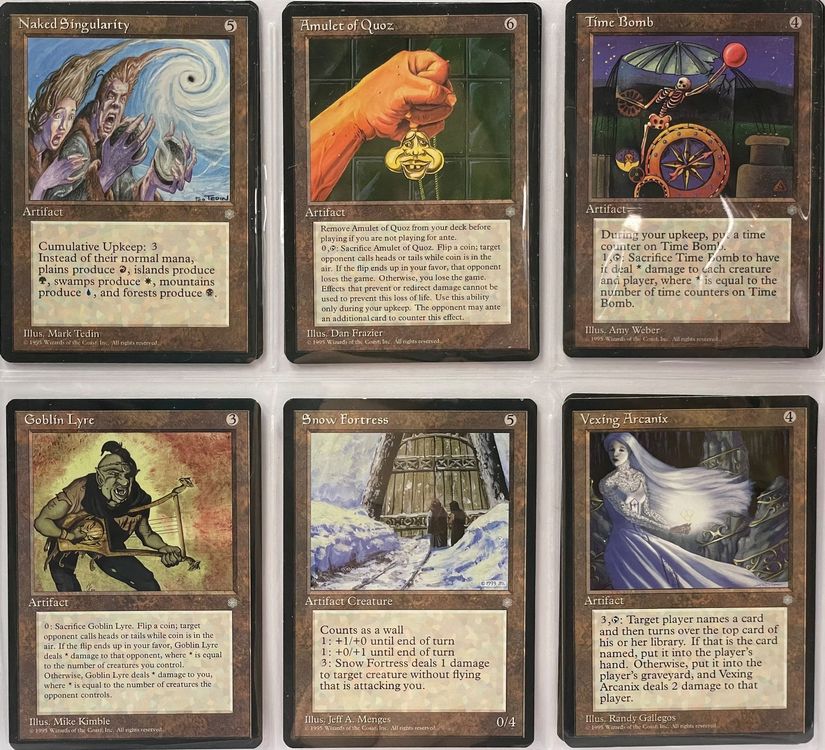 MTG Ice Age 1996 - 10 x Rare Artefakt | Kaufen auf Ricardo