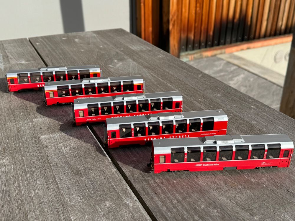 Rhb Bemo 5er-Set Bernina Express Panoramawagen (Gebraucht) in Goldau für CHF 259 – mit Lieferung ...