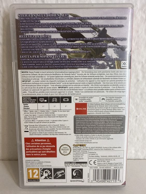 Monster Hunter Rise - Nintendo Switch - Great Condition! (Gebraucht) in ...